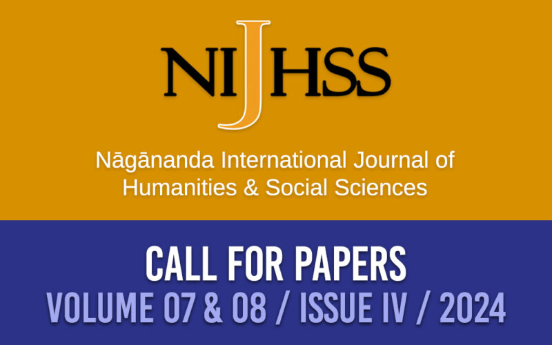 Nāgānanda International Journal of Humanities & Social Sciences (Call ...